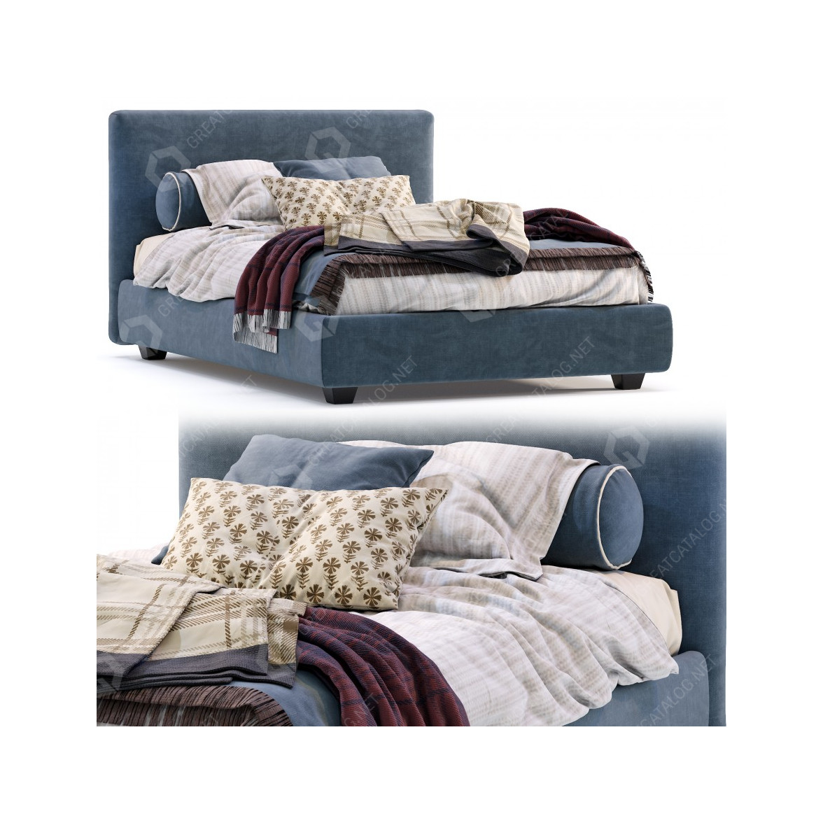 Bed Twils Max 3D model・Download 3D models・Great Catalog - GreatCatalog 7407