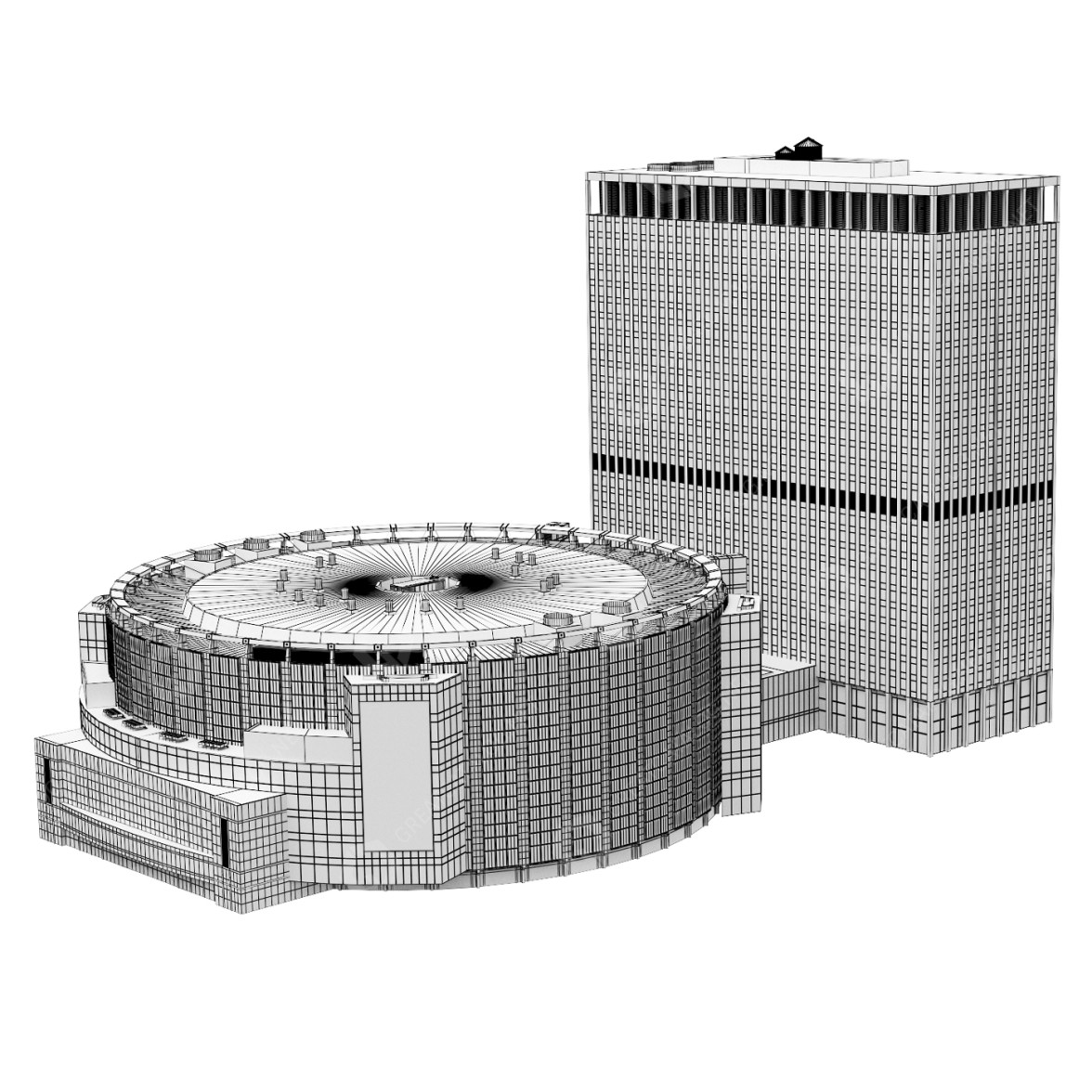 Building Madison Square Garden 3D model #7427 | GreatCatalog