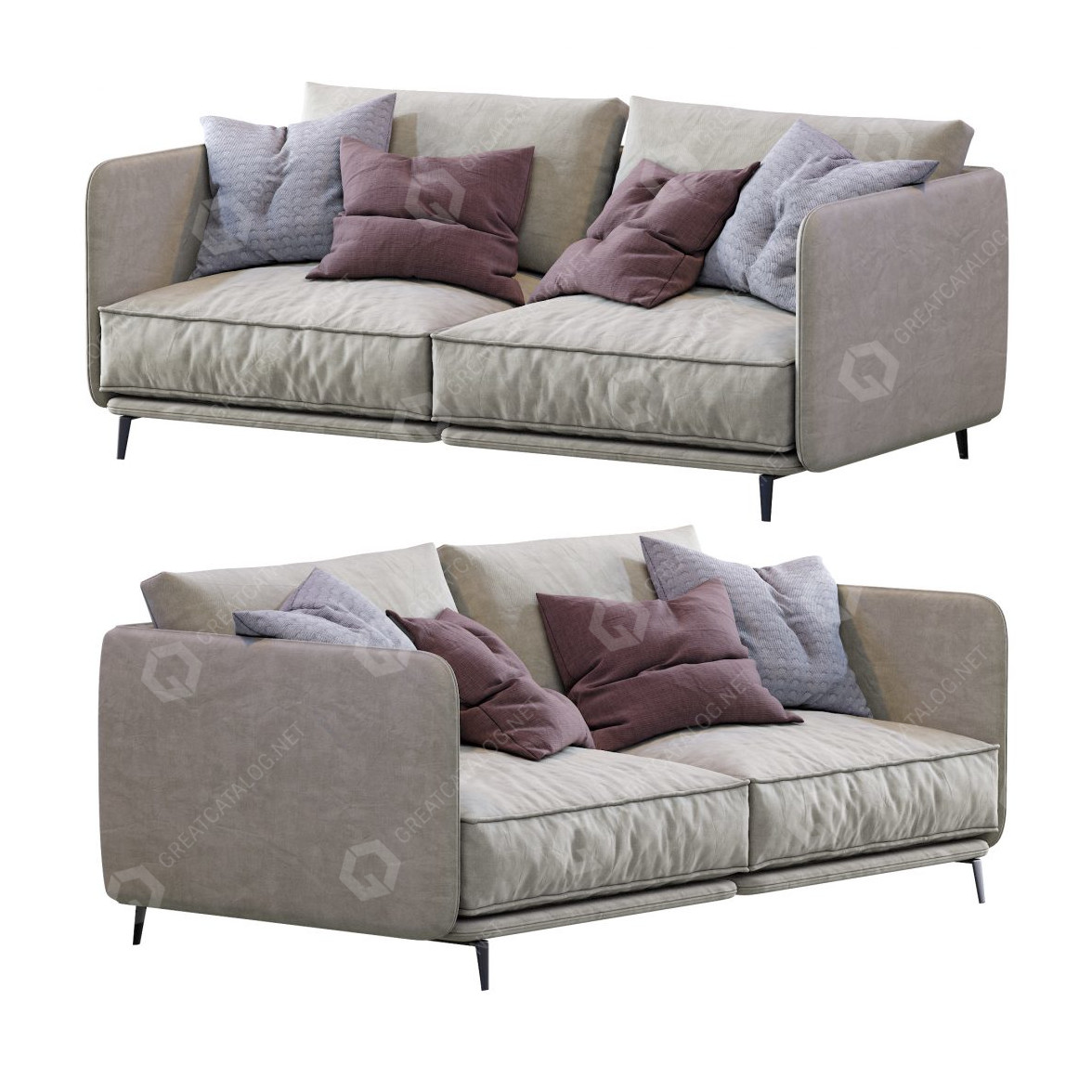 Sofá Arflex K2 By Modelo 3D・Descargar modelos 3D