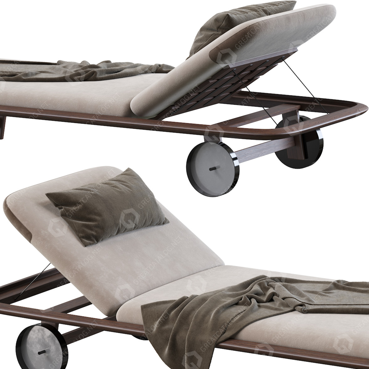 Chaise Longue Exteta 10th Tellaro Sun 3D model - GreatCatalog 7640