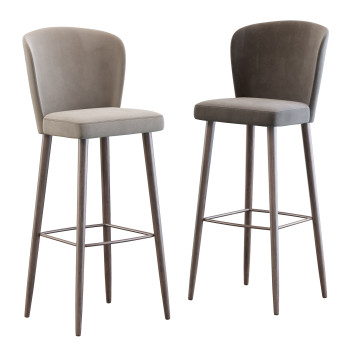 Bar Stools, Tables and Counters Minotti 3D Models for Interior Design ...