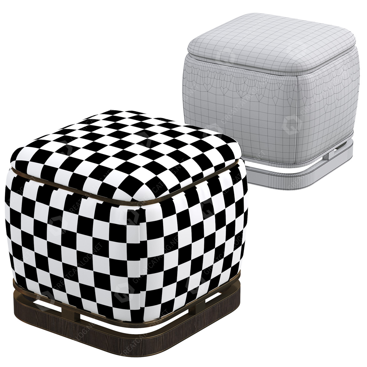 Pouf Frato Ashi 2018 3D model - GreatCatalog 7679