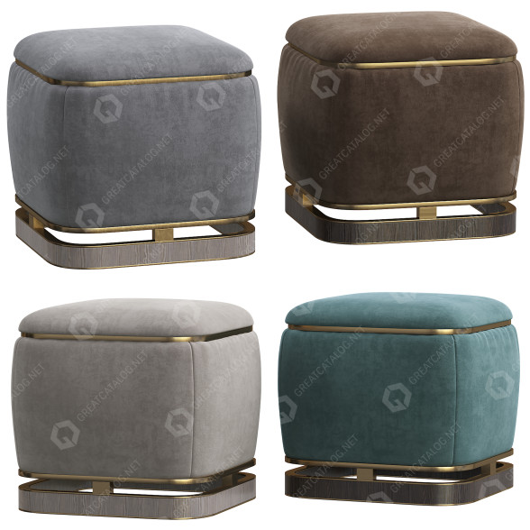 Pouf Frato Ashi 2018 3D model - GreatCatalog 7679