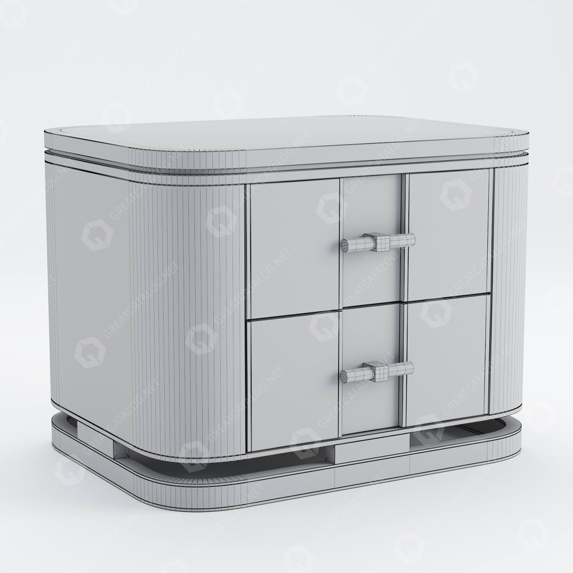 Bedside Table Frato Ashi 3D model - GreatCatalog 7687