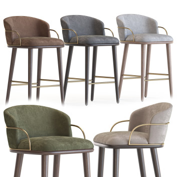 Bar Stool Parla Design Arven L 3D model #6190 | GreatCatalog