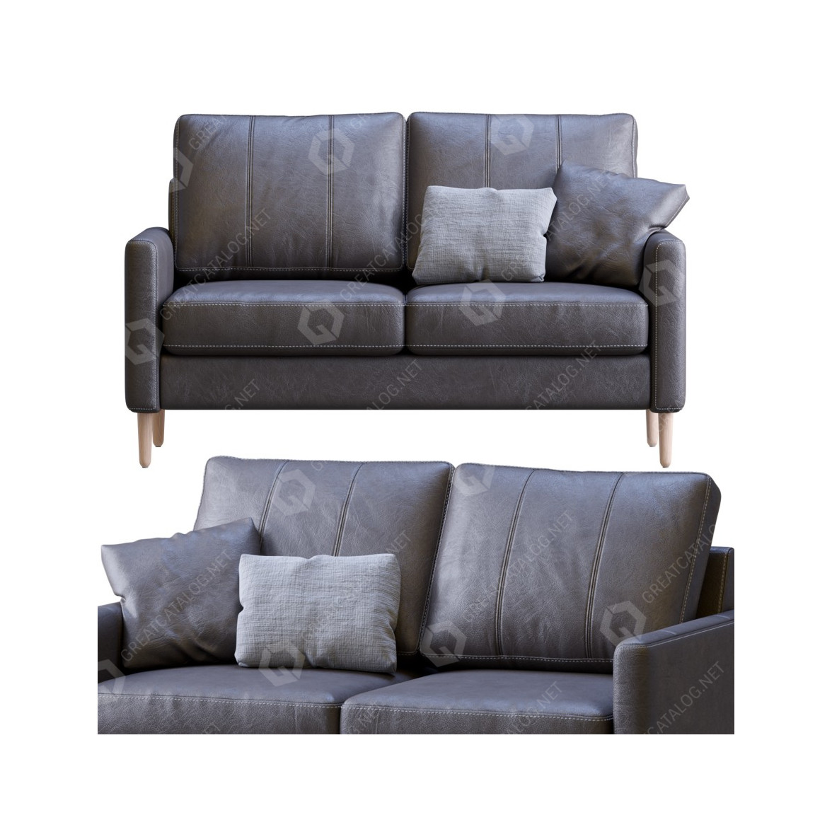 Sofa Pohjanmaan Block Jumbo 3D model #7708 | GreatCatalog