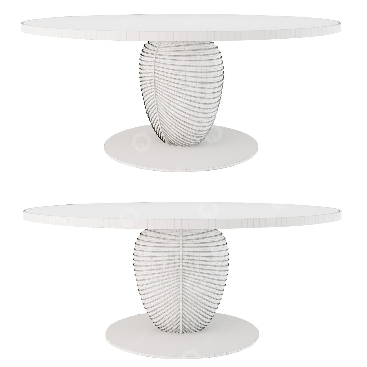 Table Paolo Castelli Leaf 3D model - GreatCatalog 8200