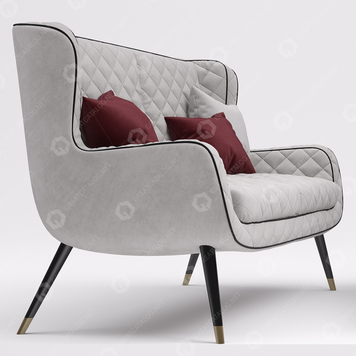 Sofa Baxter Dolly 3D model・Download 3D models・Great Catalog - GreatCatalog 8209