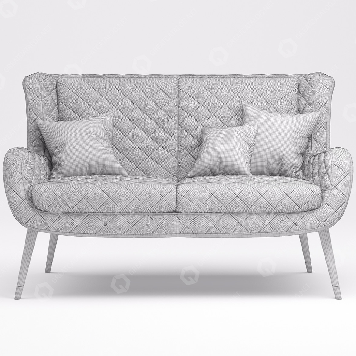Sofa Baxter Dolly 3D model・Download 3D models・Great Catalog - GreatCatalog 8209