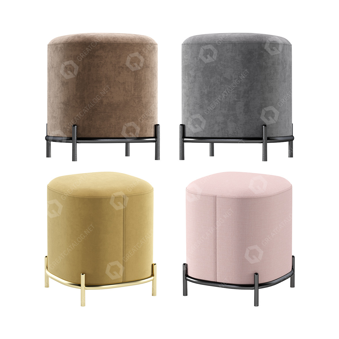 Pouf Coco 3D model・Download 3D models・Great Catalog