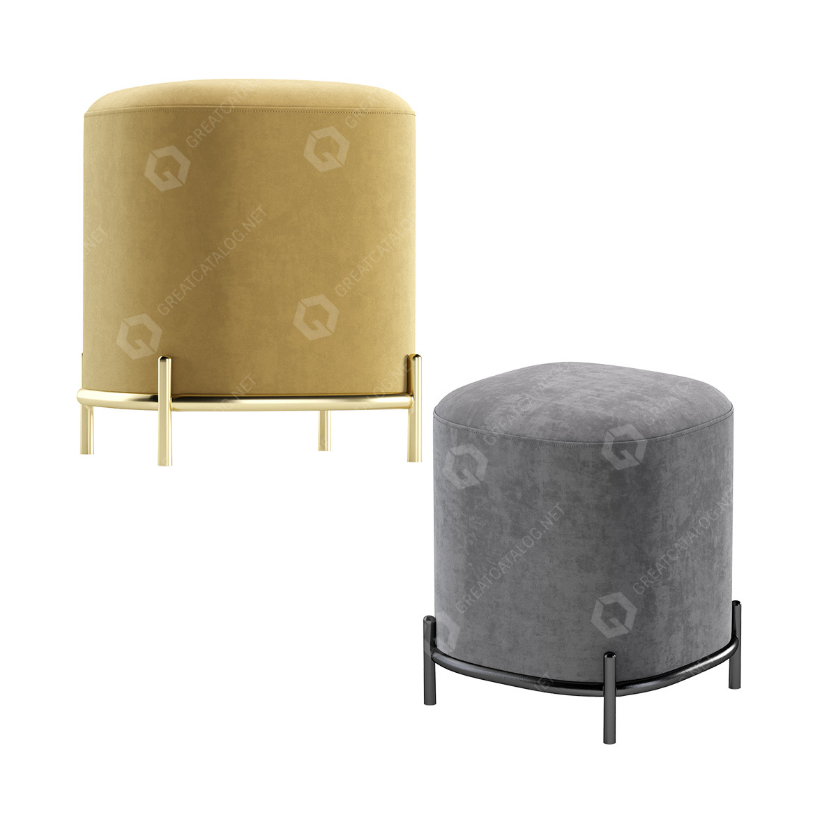 Pouf Coco 3D model・Download 3D models・Great Catalog