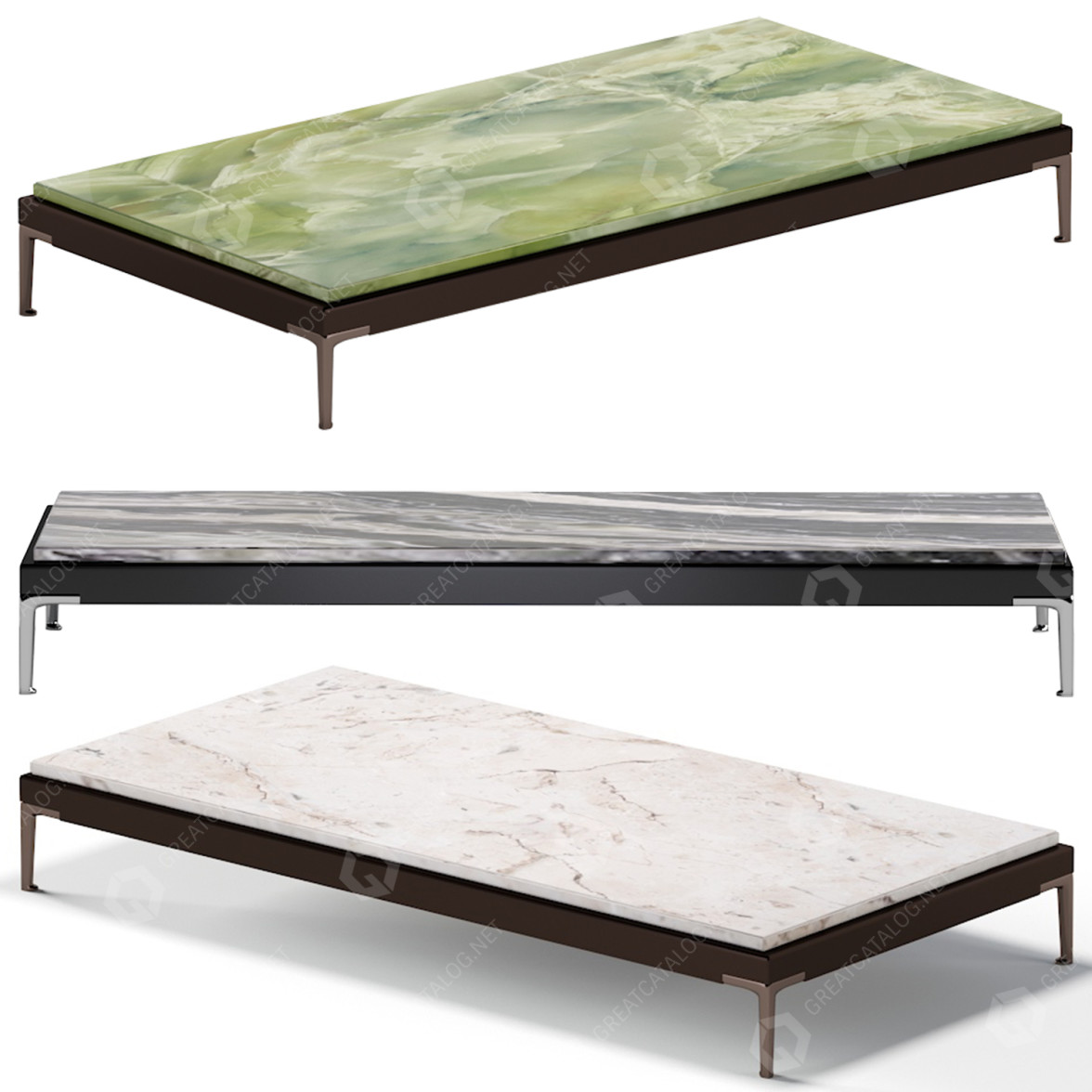 Coffee Table Minotti Patio 3D model - GreatCatalog 9110