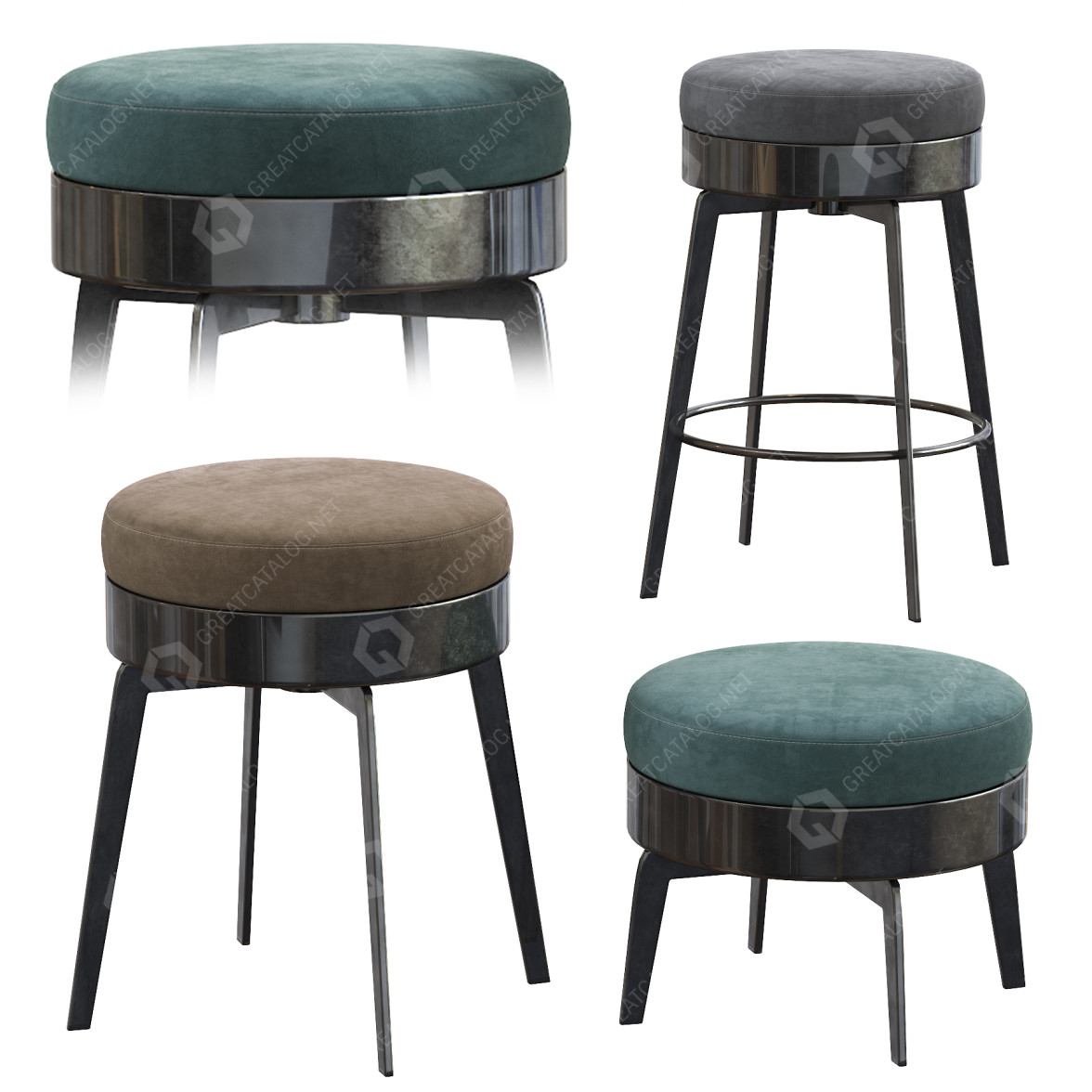 Poufs Flexform Feel Good 3D model・Download 3D models