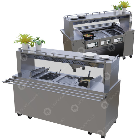 Cooker B.PRO Blanco Cook Classic Front 3D model - GreatCatalog 9460