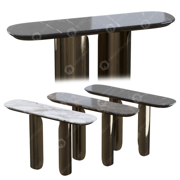 Console Table Opera Contemporary Gabriel 3D model - GreatCatalog 9483