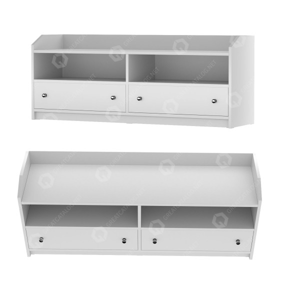 TV Stand IKEA Hauga V9 3D model - GreatCatalog 9508