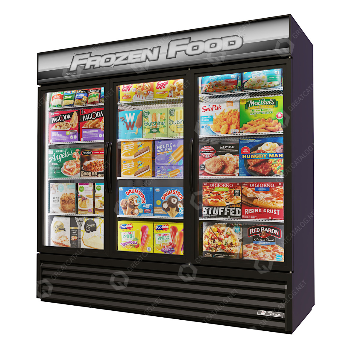 Showcase True Manufacturing GDM-72 Frozen Food 3D model - GreatCatalog 9528